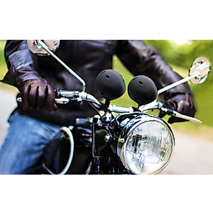 BOSS Audio Systems MCBK420B Bluetooth Speaker System - Class D Compact Amplifier, 3 Inch Weatherproof Speakers, Volume Control, Great for Use with ATVs/Motorcycles, 12 Volt Vehicles