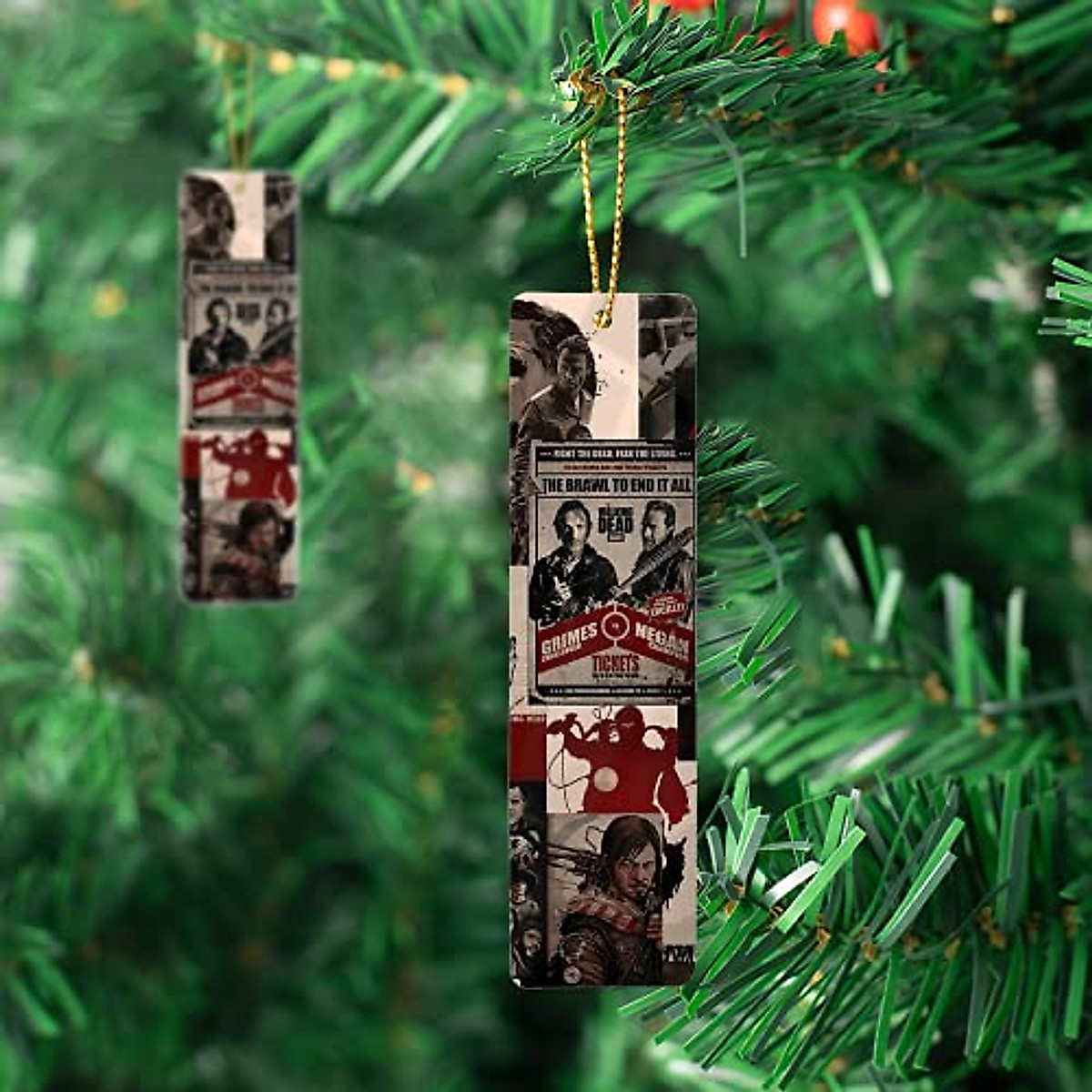 Bookmarks Ruler Metal The Bookography Walking Measure Dead Tassels Collage Bookworm for Markers Reading Gift Bibliophile Christmas Ornament Bookmark Book