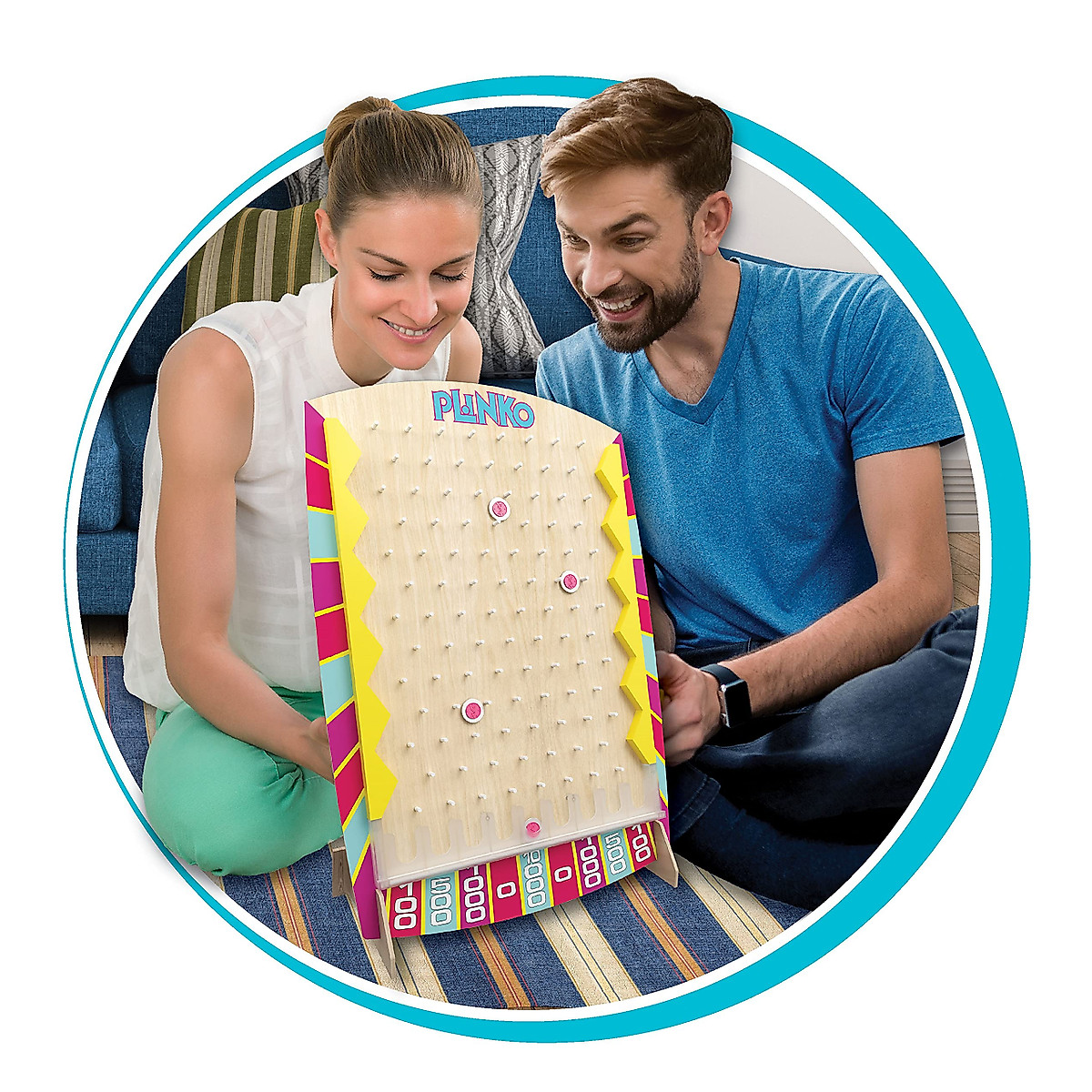 Buffalo Games - The Price is Right - Plinko - Favorite Gameshow on Tabletop - Disc Dropping Fun - Great for Game Night - Ages 8 and Up