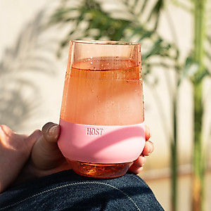 Host Freeze XL Cooling Cups, 12oz Set of 2 Insulated Freezable Tumbler, Mothers Day Gifts for Mom, Gifts for Women, Birthday Gifts for Mom, Blush