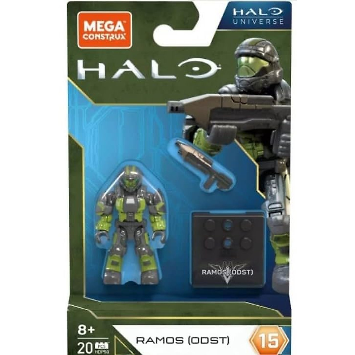 Mega Construx Halo Heroes Series 15 Complete Set of 5 Buildable Action Figures