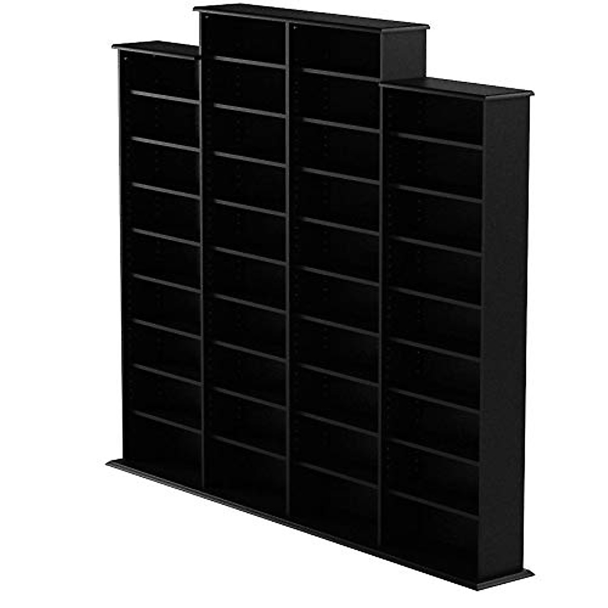 Prepac Quad Width Wall 32 tier Storage Cabinet, Black