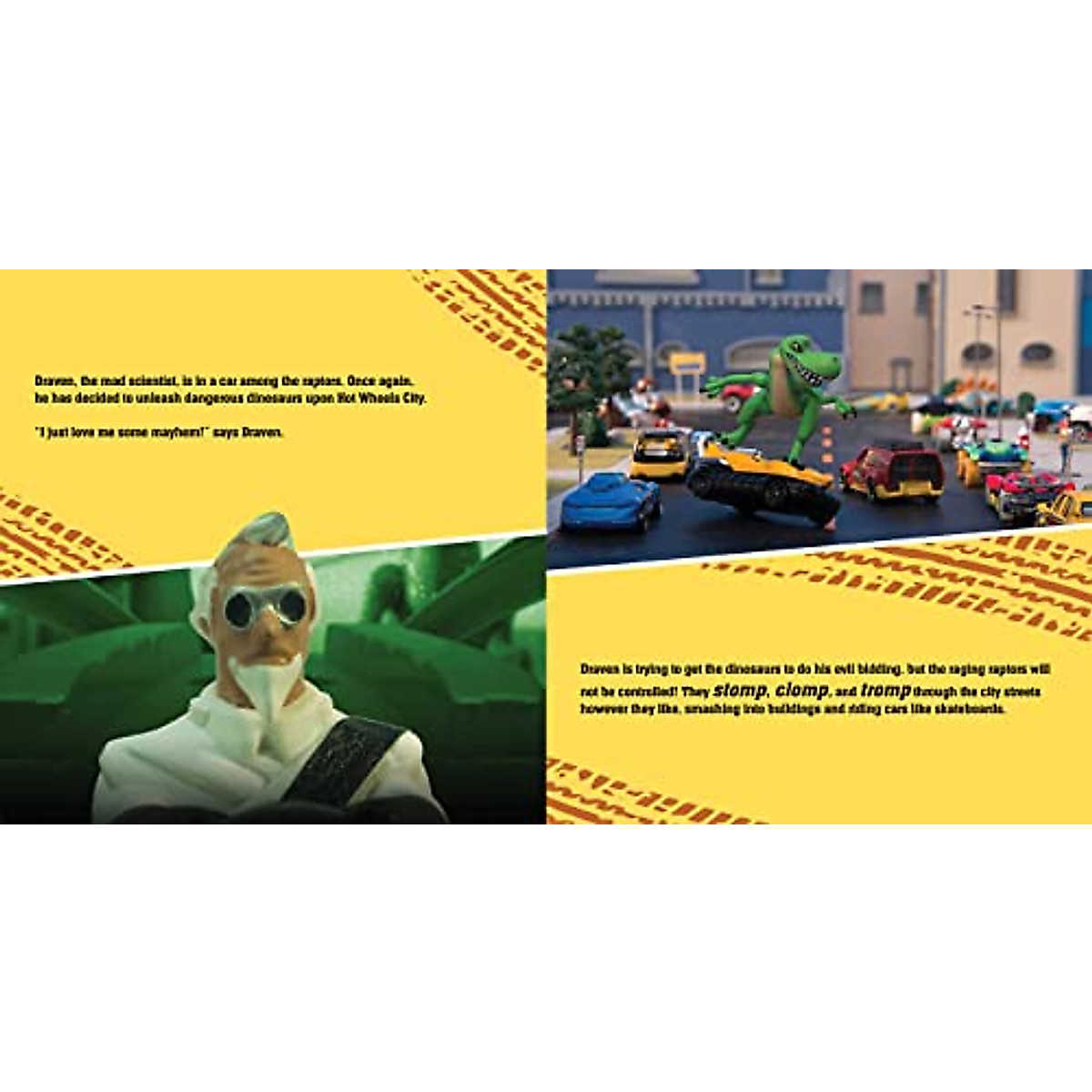 Hot Wheels City: Pizza Party Peril!: Car Racing Storybook with 45 Stickers for Kids Ages 3 to 5 Years