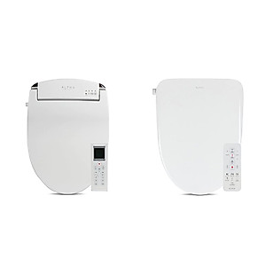 Alpha Bidet JX2 & UX Pearl Bidet Toilet Seats with Endless Warm Water, LED Lights, Wireless Remote, Stainless Steel Nozzles