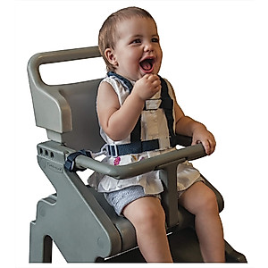 Baby Buddy Deluxe Safety Harness, with Adjustable Tether and Chair Restraint Straps, for Ages 9 Months to 4 Years, Black, 4 Piece Set