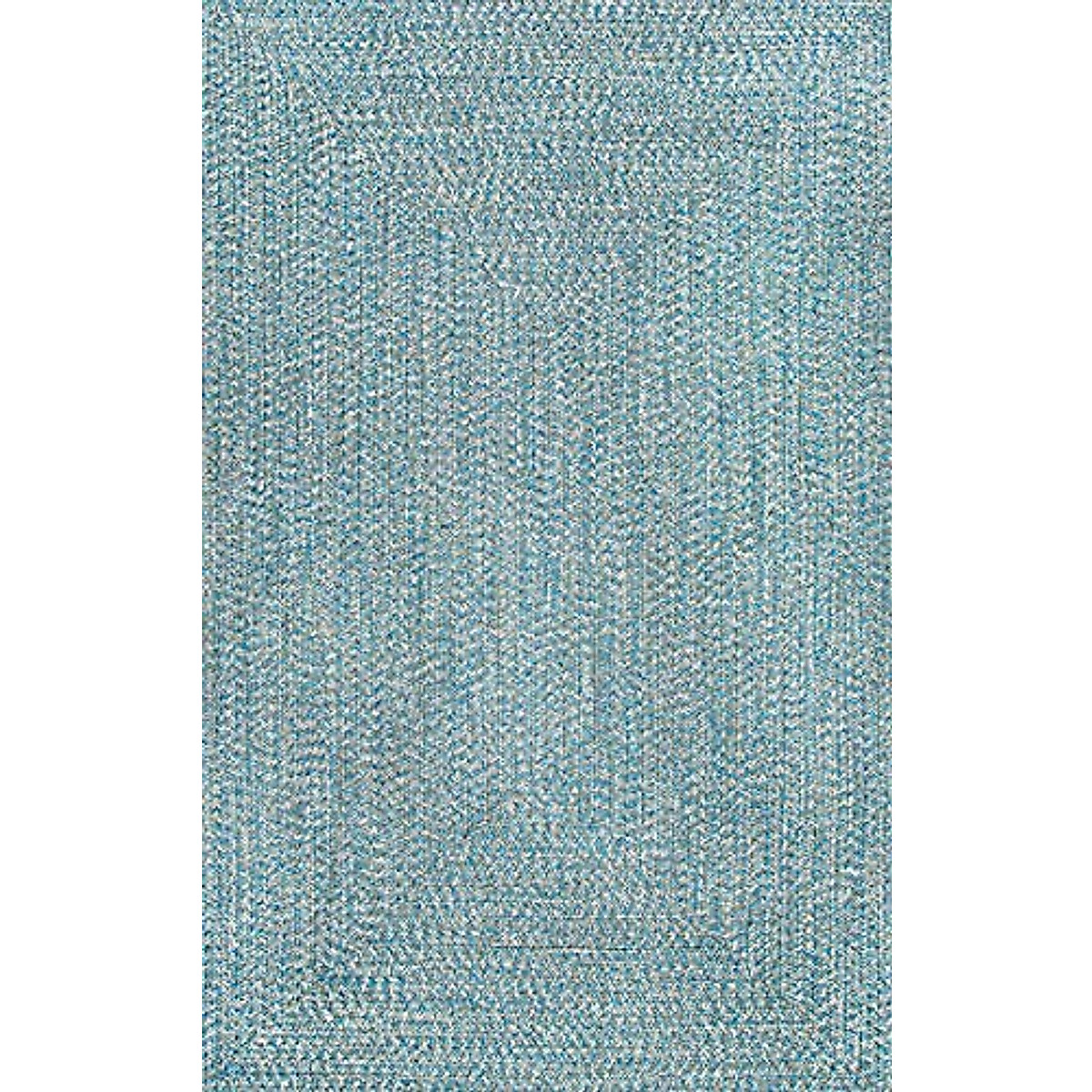nuLOOM Wynn Braided Indoor/Outdoor Accent Rug, 3x5, Aqua