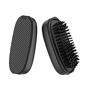 Amagogo Horse Brush Gentle Bristle Grooming Brush Body Brush Equestrian Supplies