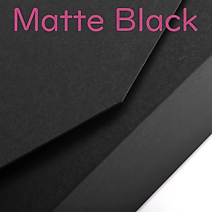 JINMING Gift Box 9x6.5x3.8 Inches, Gift Box with Lid, Black Gift Box, Groomsman Proposal Box for Christmas, Father's Day, Collapsible Gift Box with Magnetic Closure