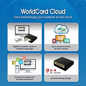 PenPower WorldCard Cloud (1-Year Subscription, 1 Users) - Save and Manage Your Contacts on The Cloud.