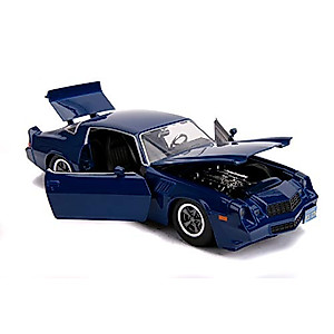 Jada Toys Billy's Chevrolet Camaro Z28 Dark Blue with Collectible Coin Stranger Things (2016) TV Series 1/24 Diecast Model Car by Jada 31110