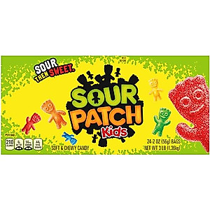 SOUR PATCH KIDS Soft & Chewy Candy, 24 - 2 oz Bags