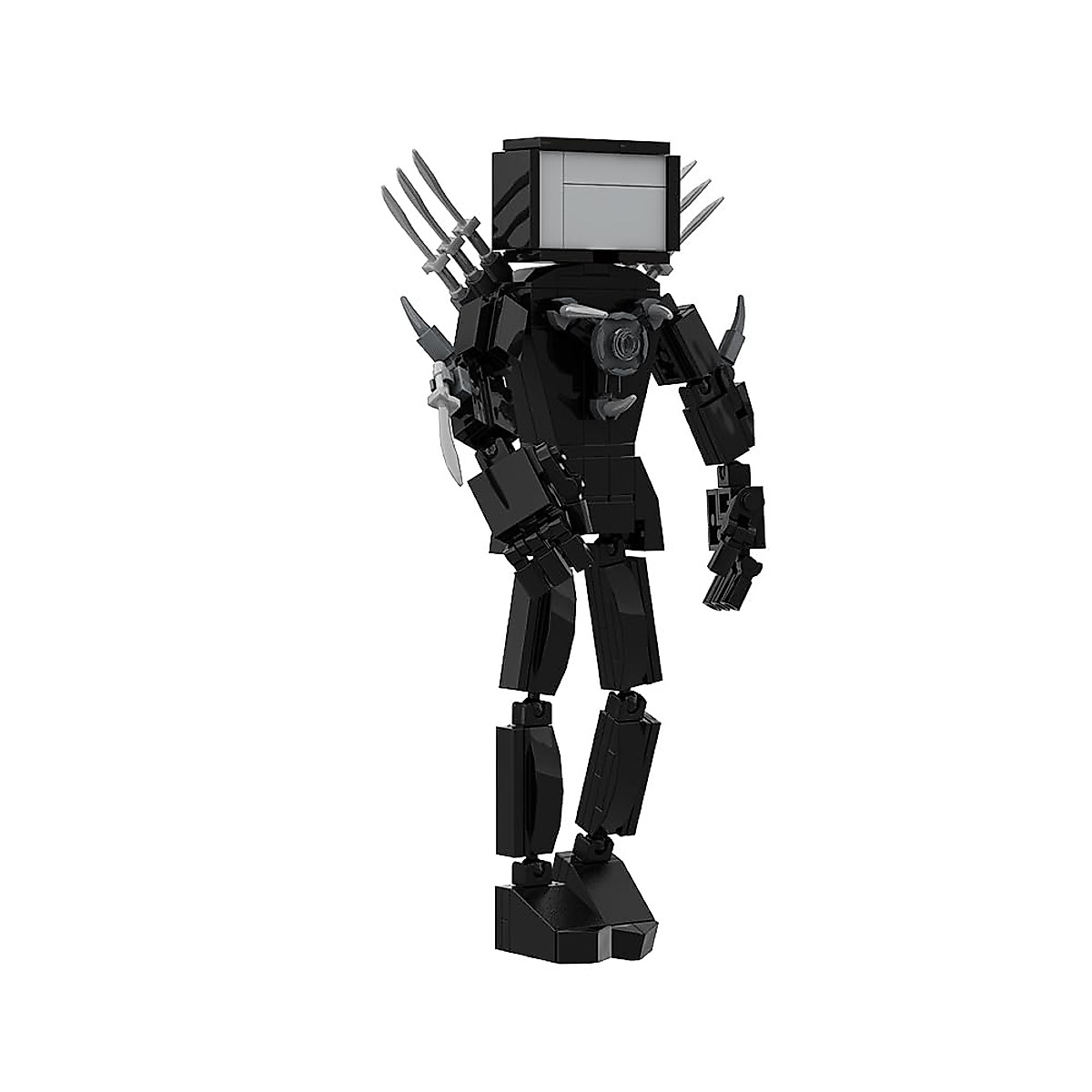 BUILDIFY Skibidi Large TV Man Toilet Building Toys Sets, Animal Plushie Doll TV Man Figure Buildable Bricks Toys Collectible Gifts for Kids Fans Aldults Birthday (165 Pieces)