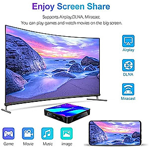 Android 11.0 TV Box X88 Pro 10 Quad Core 2GB RAM 16GB ROM BT4.2 Dual WiFi 2.4G/5.8GHZ YouTube 4K 3D USB 3.0 Smart Home Set Top Box