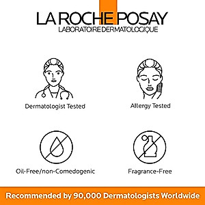 La Roche-Posay Anthelios Mineral Sunscreen Gentle Lotion Broad Spectrum SPF 50, Face and Body Sunscreen with Zinc Oxide and Titanium Dioxide, Oxybenzone & Octinoxate Free, Oil-Free