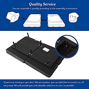 MLILY Modern Futon Sofa Bed, Convertible Sofa Loveseat with Adjustable Backrest and Armrest, Memory Foam Sleeper Couch Bed for Office, Living Room, Bedroom and Sitting Room, Black