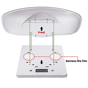 Digital Small Animals Scales for Weighing with Tape Measure, Puppy Whelping Scale Weigh Your Kitten, Rabbit with High Precision, Multifunction Electronic Baby Scales for Small Dogs Cats Crawl Pet