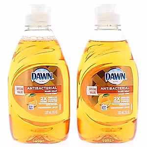 2 Pk. Dawn Ultra Antibacterial Orange Scent Dishwashing Liquid 7oz. (14 Fl. Oz Total)