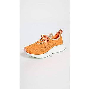 APL: Athletic Propulsion Labs Women's Techloom Zipline Sneakers, Molten/Pristine/Ribbed, Orange, 7.5 Medium US