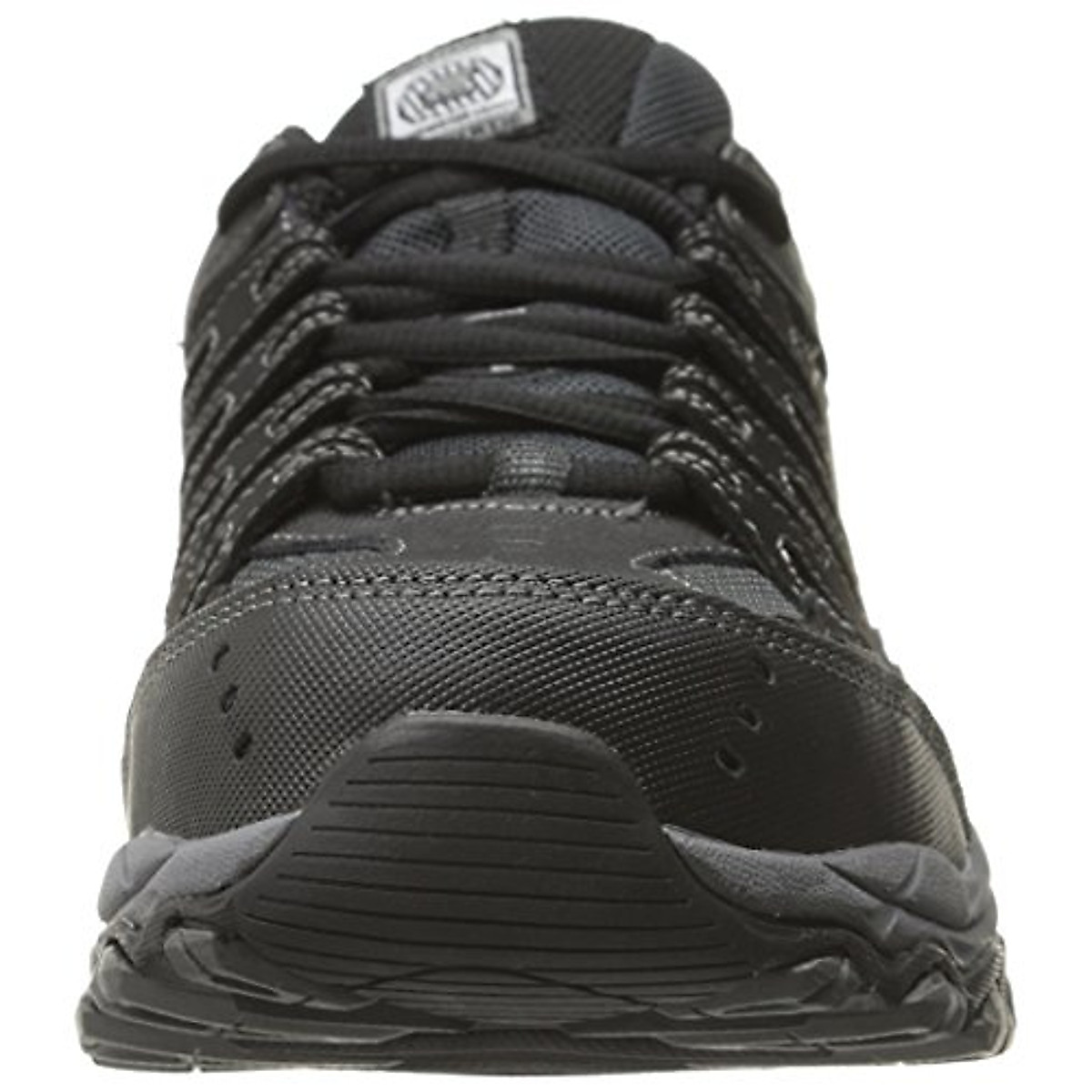 Skechers Men's Cankton Steel Toe, Black/Charcoal, 12