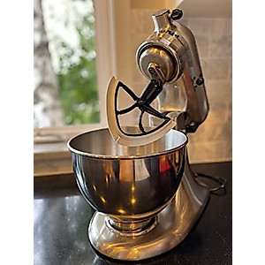 New Metro Design Beater Blade Metal TH-M Compatible with KitchenAid 4.5-5 Qt Tilt-head Stand Mixer, Black
