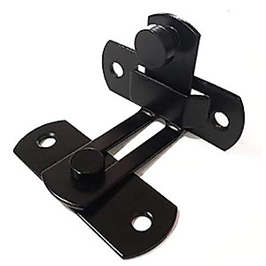 90 Degree Stainless Steel Bolt Special Door Lock, Right Angle Lock, flip Door Lock, arc Door Buckle, Wood Fence Door Lock