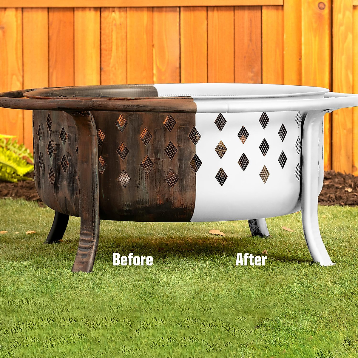 Rust-Oleum 7751830 High Heat Spray Paint, 12 Ounce, White, 12 Fl Oz