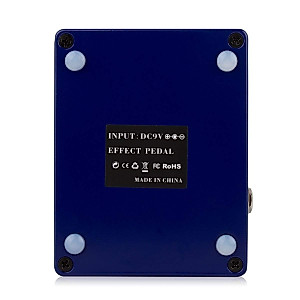 Caline Electric Guitar Effects Pedal Mini Bass Compressor True Bypass Effect Pedal Aluminium-alloy Blue CP-45