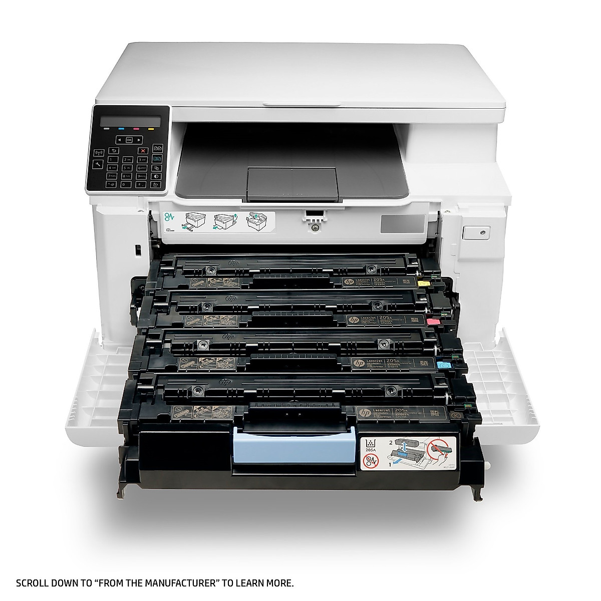 HP Laserjet Pro M180nw All in One Wireless Color Laser Printer (T6B74A) (Renewed)