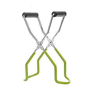 Canning Jar Lifter Tongs Stainless Steel Jar Lifter with Grip Handle for Safe and Secure Grip