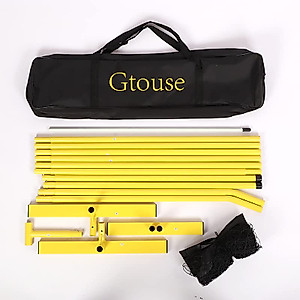 Gtouse Pickleball Nets,Pickleball Nets Portable Outdoor,22FT Regulation Size Pickleball Net for Driveway with Carry Bag,Portable Pickleball Net for Pickleball Court