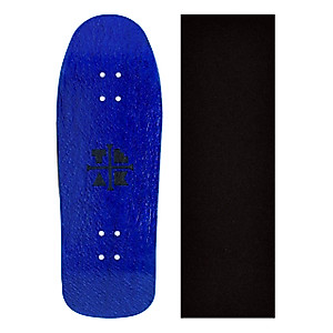 Teak Tuning Wooden Fingerboard Carlsbad Cruiser Deck, Blue Yeti - 34mm x 100mm - Handmade, Pro Shape & Size - Five Plies Wood Veneer - Includes Prolific Foam Tape