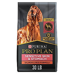 Purina Pro Plan Sensitive Skin and Stomach Dog Food Salmon and Rice Formula - 30 lb. Bag