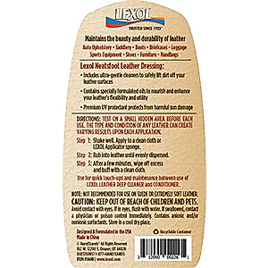 Lexol E300887100 nF Neatsfoot Leather Dressing Non-Darkening 8 oz.(236-mL)