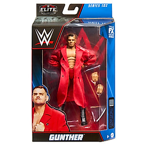 Mattel WWE Gunther Elite Collection Action Figures, Deluxe Articulation & Life-like Detail with Iconic Accessories, 6 in