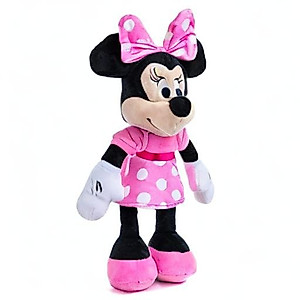 2018 Disney Minnie Mouse Pink Dress 15.5" Plush with Hangtag