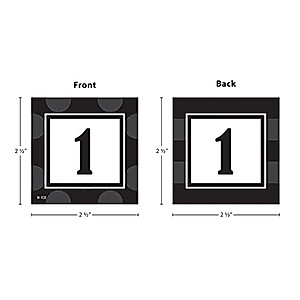 Teacher Created Resources Black Sassy Solids Double-Sided Calendar Cards