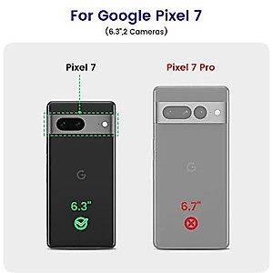 OTOFLY Designed for Pixel 7 Case, Silicone Shockproof Slim Thin Phone Case for Google Pixel 7 6.3 inch (Pine Green)