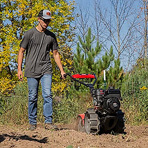 Toro 58603 Dual Direction Rear Tine Tiller, 127cc Briggs & Stratton 4-Cycle Engine, Airless Tires, Instant Reverse, Heavy Duty Stamped Steel Tines, Simple Shifting
