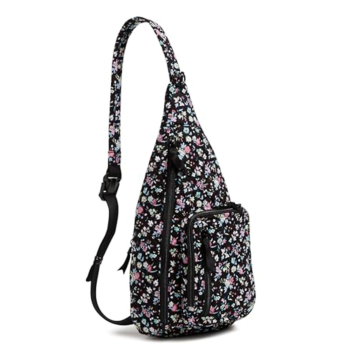 Vera Bradley Women's Cotton Sling Backpack, Botanical Ditsy, One Size