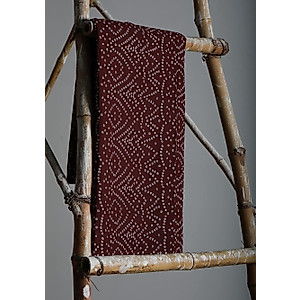 Trade Star Beautiful Hand Block Print Fabric for Dressmaking Ethnic 100% Cotton 3 Yard Tye Dye Pattern Fabric for Kurtis Boho Fabric for Crafting Fall Decor Throw Fabric (Pattern 1, 3 Yard)