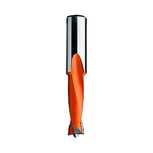 CMT 310.050.12 Dowel Drill, 5mm (13/64-Inch) Diameter, 10x27mm Shank, Left-Hand Rotation