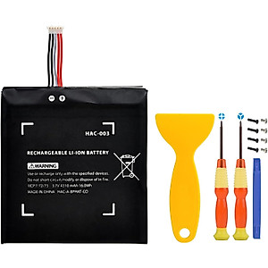 PowerTrust HAC-003 Rechargeable Battery Compatible with Nintendo Switch 2017 Game Console HAC-001 HAC-A-BPHAT-C0 HAC-S-JP/EU-C0 Console Batteries