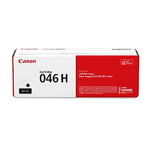 Canon Genuine Toner, Cartridge 046 Black, High Capacity (1254C001), 1 Pack, for Canon Color imageCLASS MF735Cdw, MF733Cdw, MF731Cdw, LBP654Cdw Laser Printer