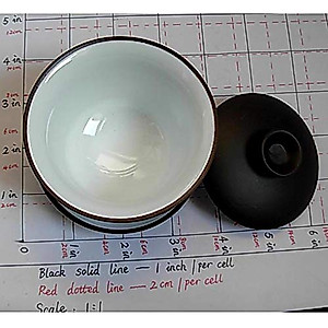 Yixing Teacup Chinese Kungfu Tea Bowl Classic Gaiwan Cup