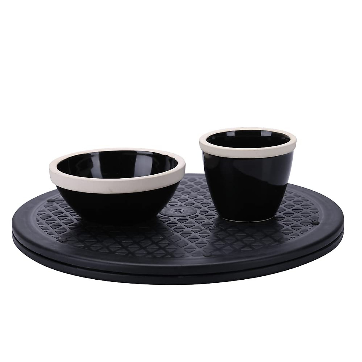 Aketek 12 Inch Heavy Duty Rotating Swivel Steel Ball Bearings Stand Monitor/TV/Turntable/Lazy