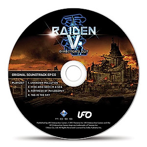 Raiden V: Director's Cut Limited Edition With Original Soundtrack EP CD - PC