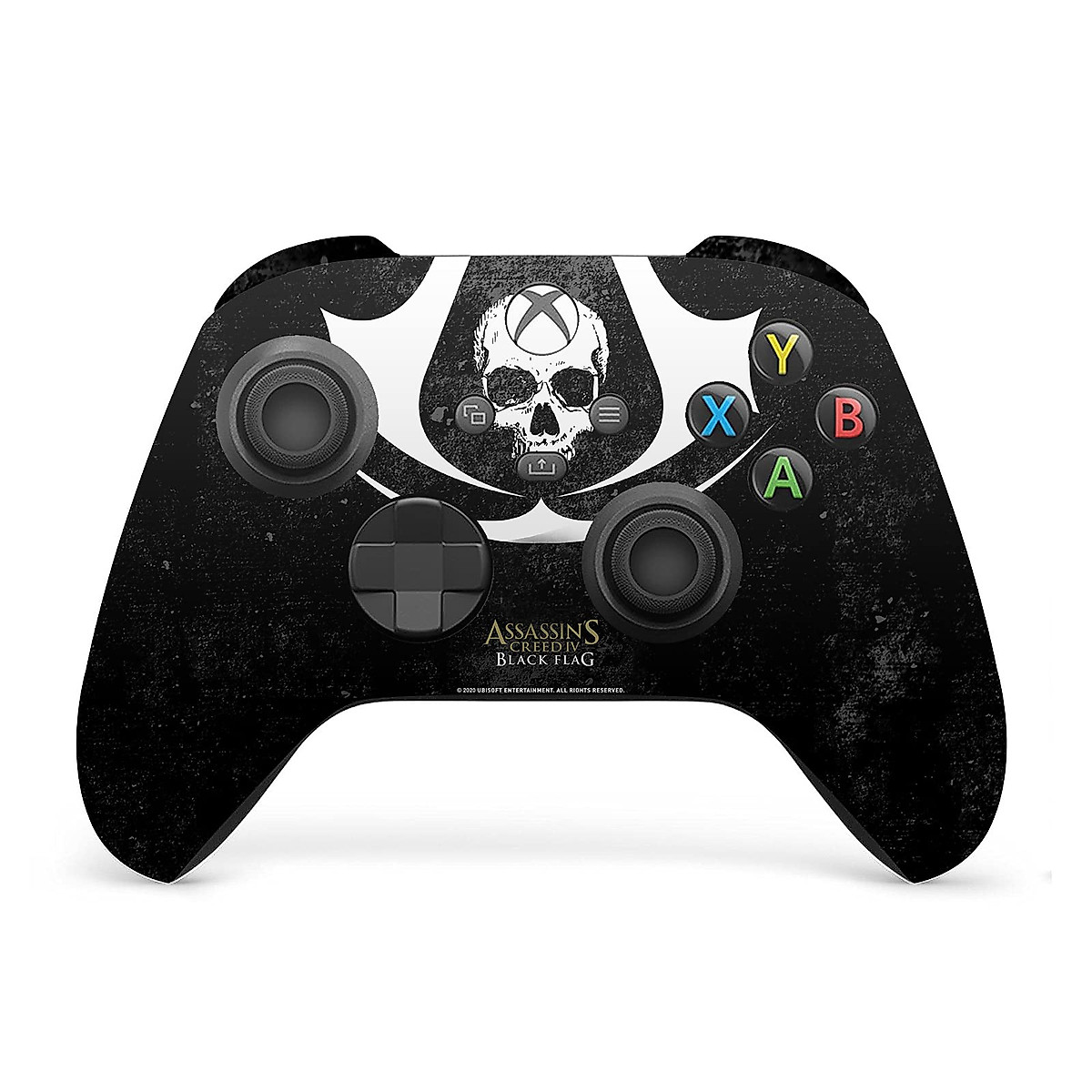 Head Case Designs Officially Licensed Assassin's Creed Grunge Black Flag Logos Vinyl Sticker Gaming Skin Decal Cover Compatible With Xbox Series X Console and Controller Bundle