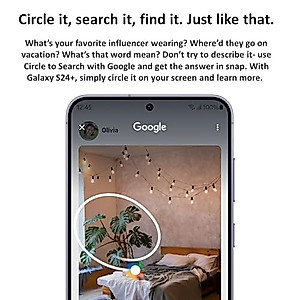 SAMSUNG Galaxy S24+ Plus 5G, US Version, 256GB, Onyx Black - Unlocked (Renewed)