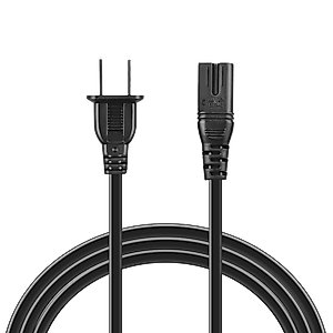 Aprelco 5ft AC in Power Cord Outlet Socket Cable Plug Lead Compatible with Panasonic Sony Playstation ETC 195, Sony Playstation PS1 & Sony Playstation PS2