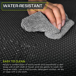 ProsourceFit Extra Thick Puzzle Exercise Mat ¾” and 1", EVA Foam Interlocking Tiles for Protective, Cushioned Workout Flooring for Home and Gym Equipment